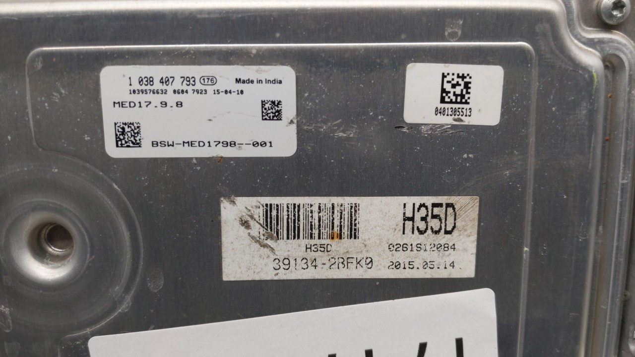 2016 Hyundai Veloster Engine Control Module ECU ECM OEM L6h05 for sale ...