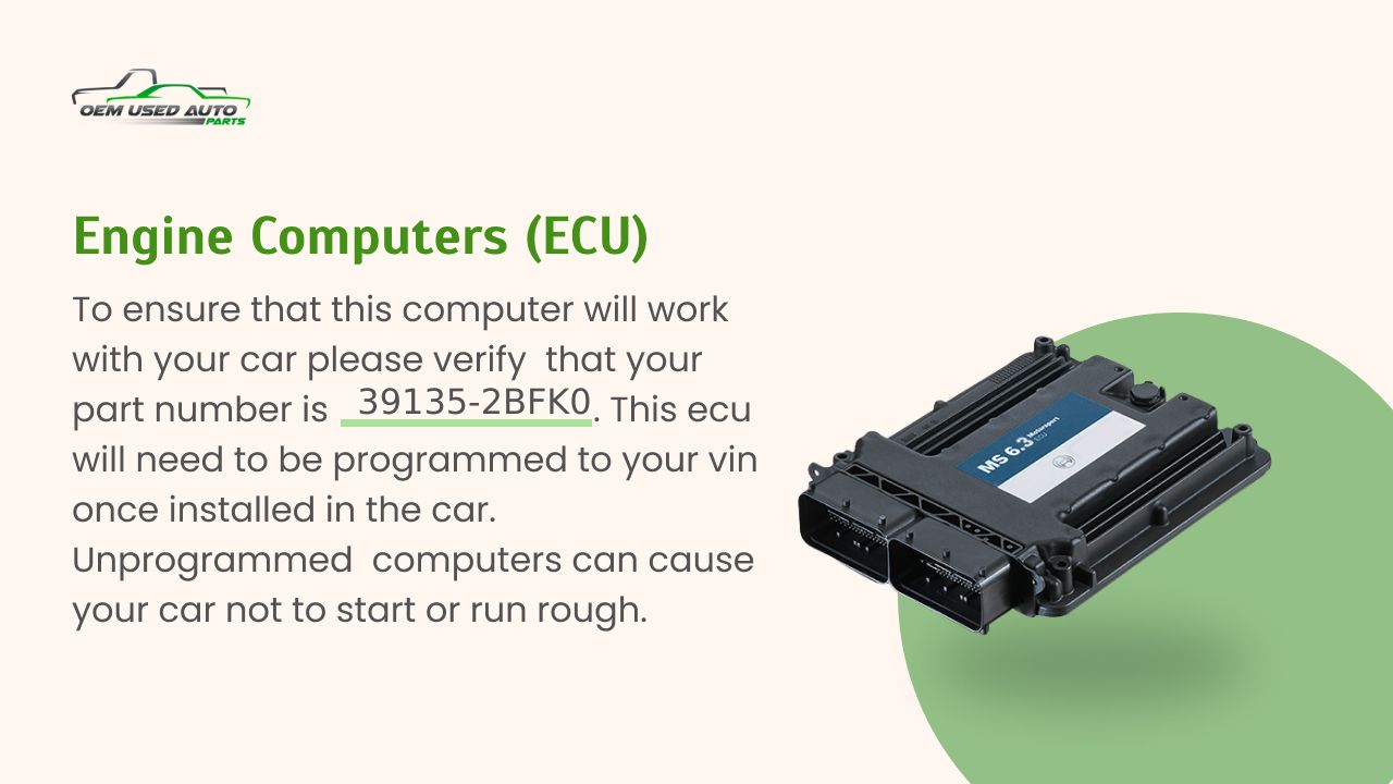 2016 Hyundai Veloster Engine Control Module ECU ECM OEM L6h05 for sale ...